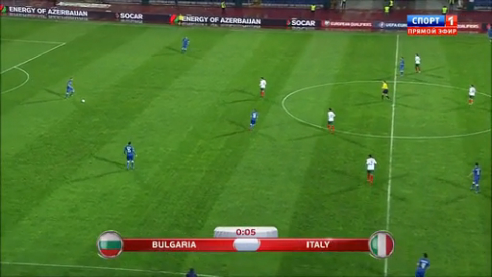Болгария - Италия 2:2 видео