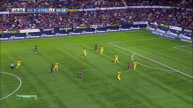 Осасуна - Барселона 0:0 видео