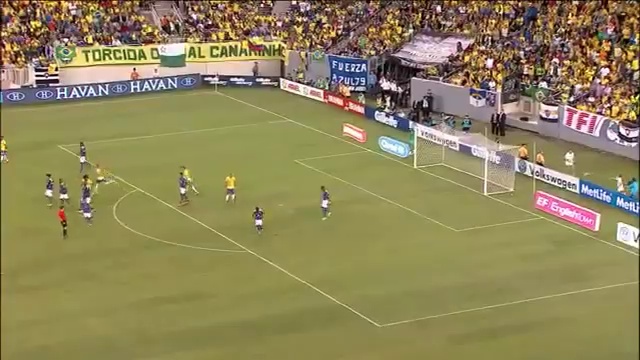 Бразилия - Эквадор 1:0 видео