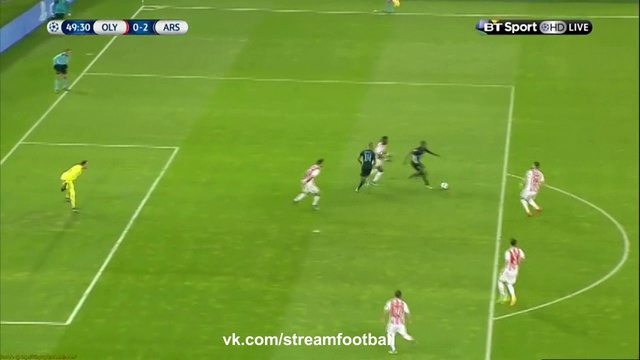 Олимпиакос - Арсенал 0:3 видео