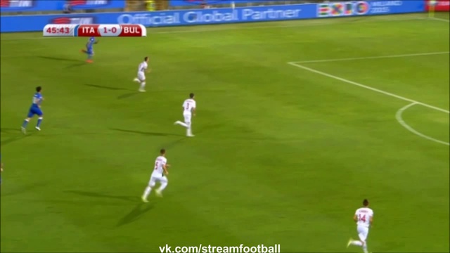 Италия - Болгария 1:0 видео