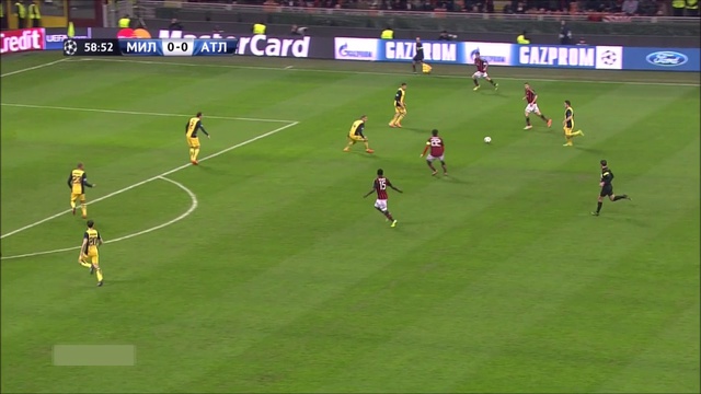 Милан - Атлетико 0:1 видео