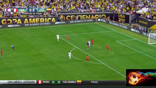 Перу - Колумбия 0:0 (пен. 2:4) видео