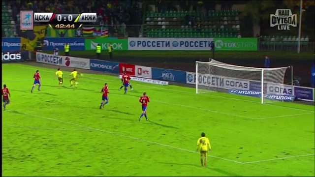 ЦСКА - Анжи 0:0 видео