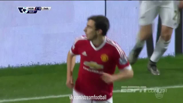 Манчестер Юнайтед - Суонси Сити 2:1 видео