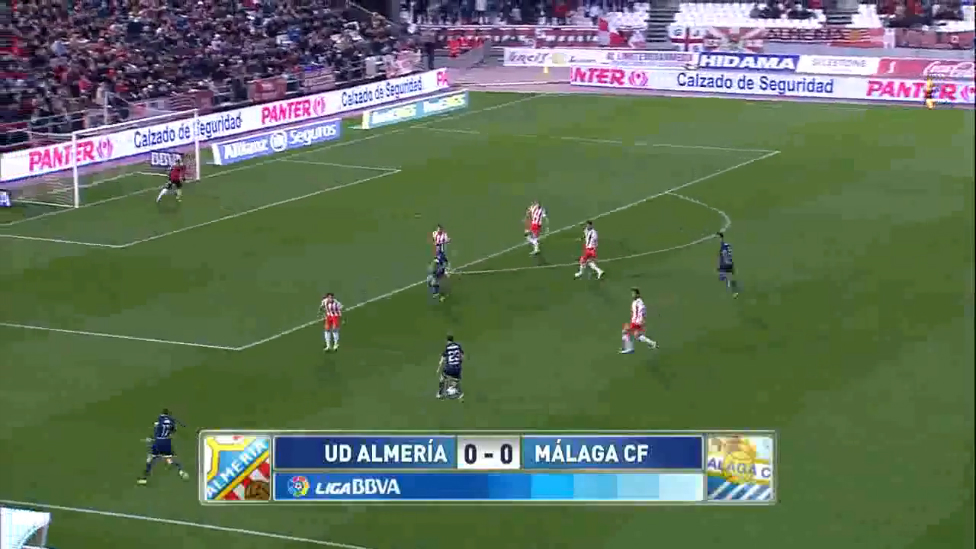 Альмерия - Малага 0:0 видео