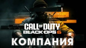 Call of Duty Black Ops 6 - Компания