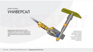 Универсальные ЗАМКИ КАПОТА PROSECUITY ( PLU) Минисфера