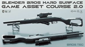 BLENDER | Hard Surface Game Asset in by Blender Bros видео уроки Blender