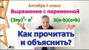 Алгебра 7 класс