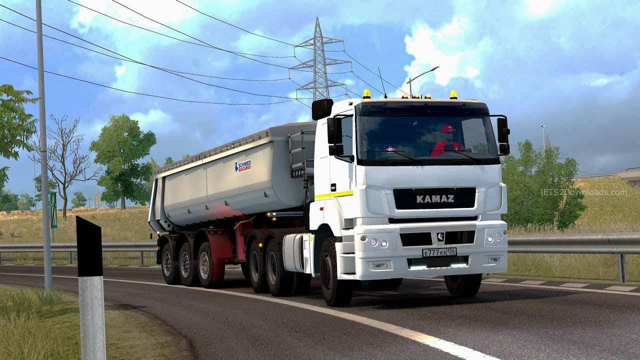 Euro Truck Simulator 2 .Рейс 5000 км на камазе.