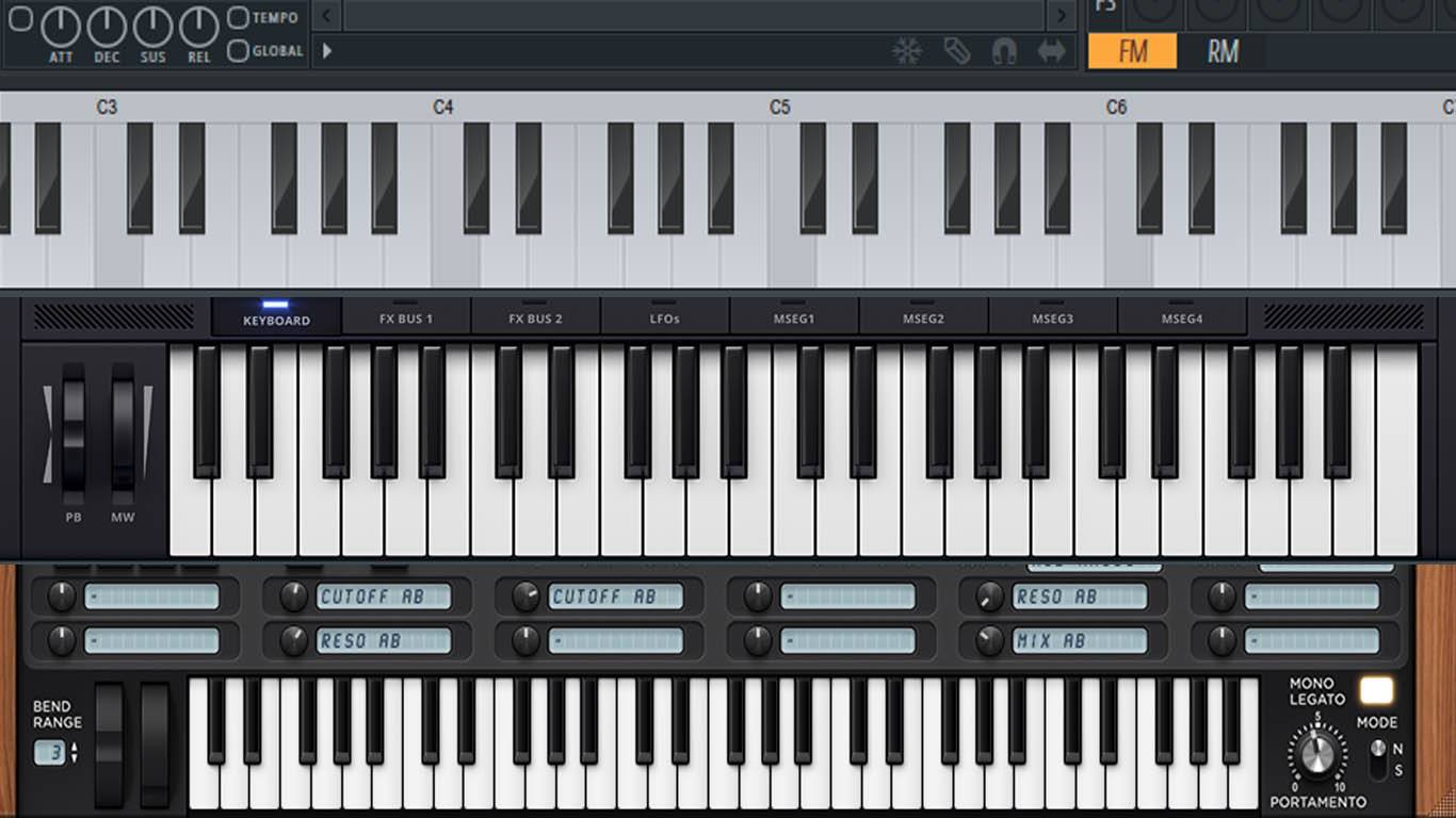 Синтезаторные звуки для мелодий