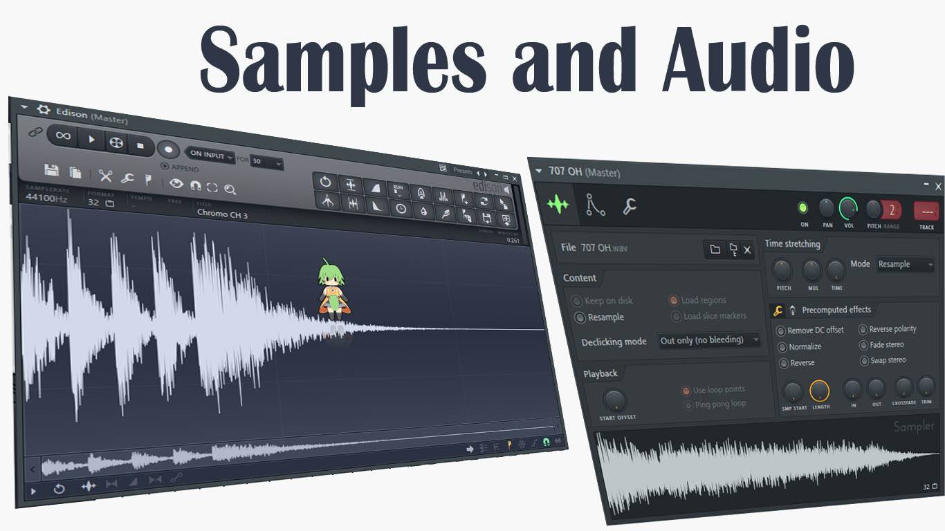 Семплы и работа с аудио форматами