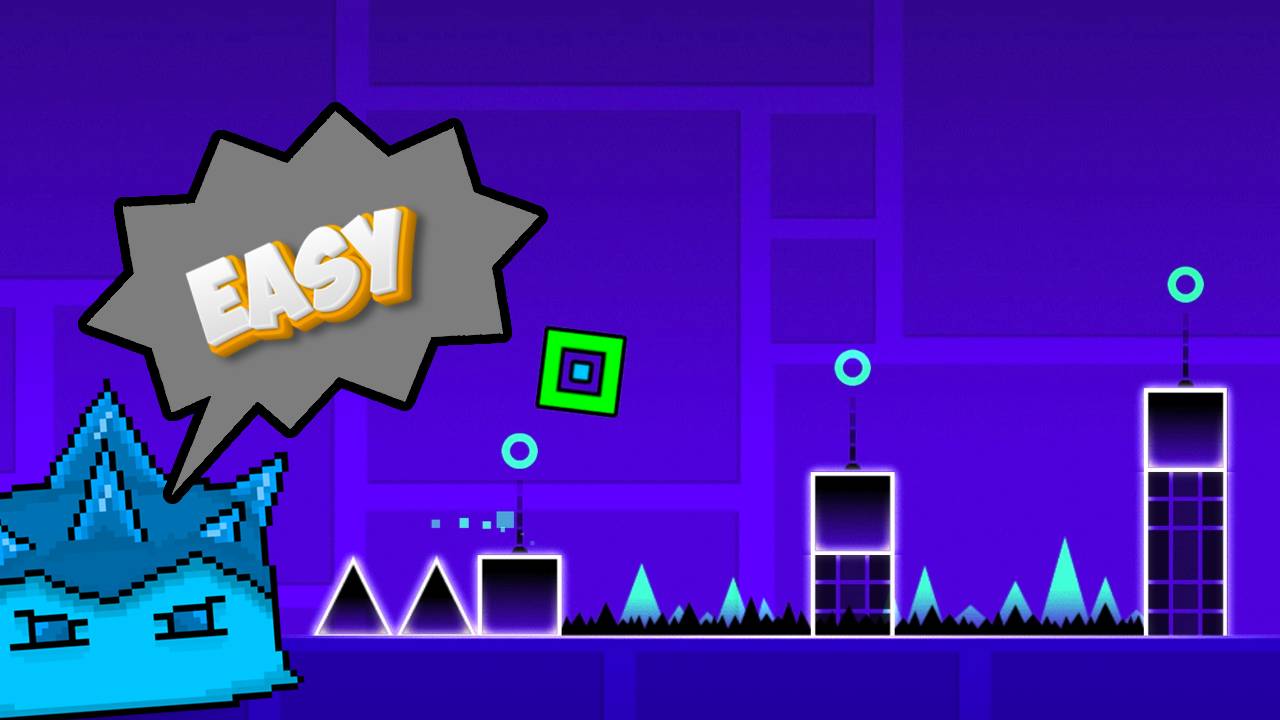 Прохождение geometry Dash