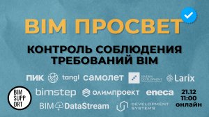 BIM Просвет | Контроль Соблюдения Требований BIM | 21 декабря 2024