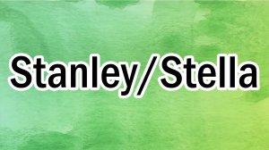 Stanley /Stella Хлопок