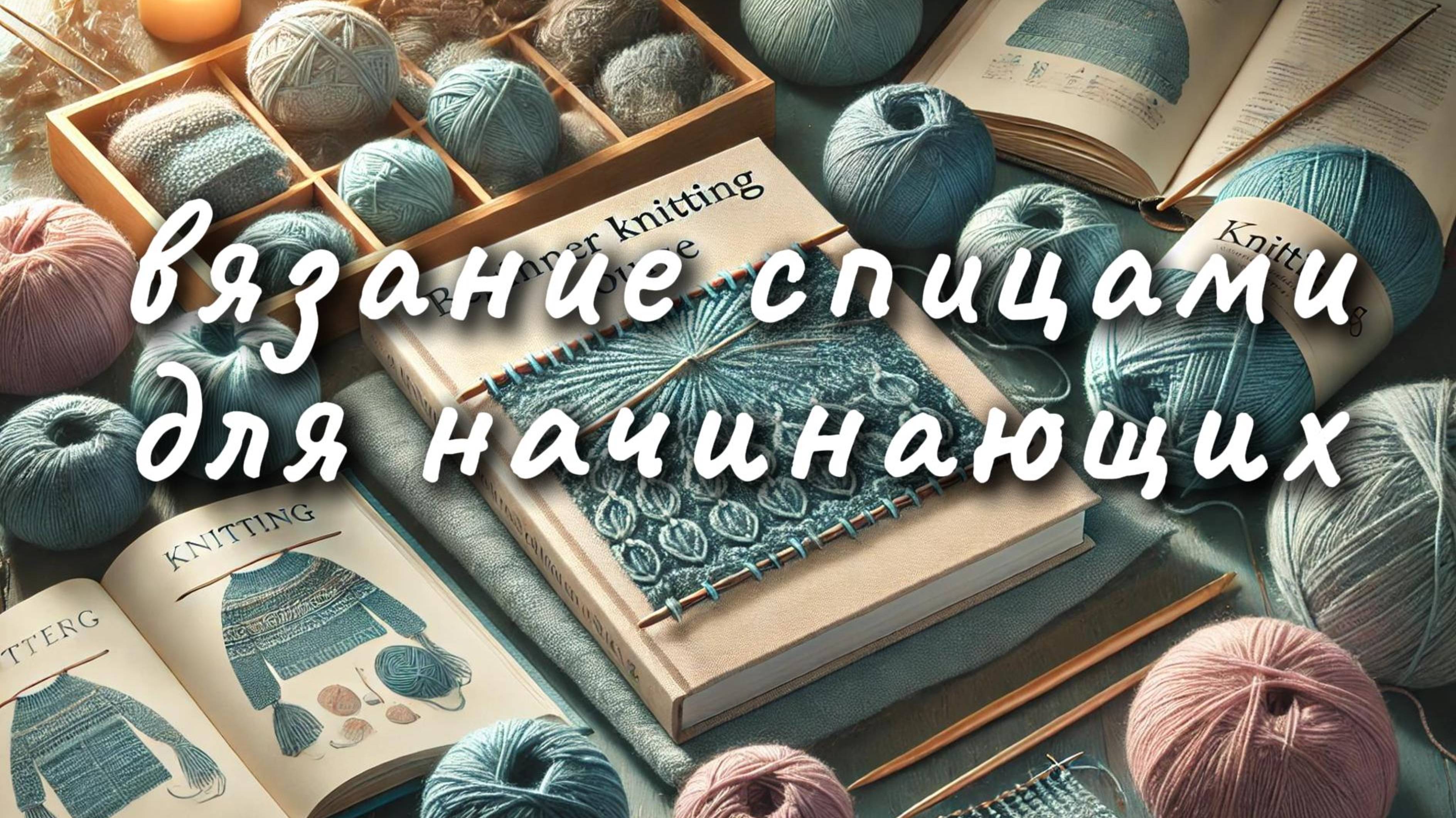 Вязание спицами для начинающих