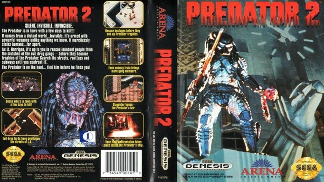 Sega Mega Drive 2 Smd 16 bit Predator 2 2 Long Play 8 Sega Mega Drive 2 Smd 16 bit Predator 2 2 Long Play RUTUBE