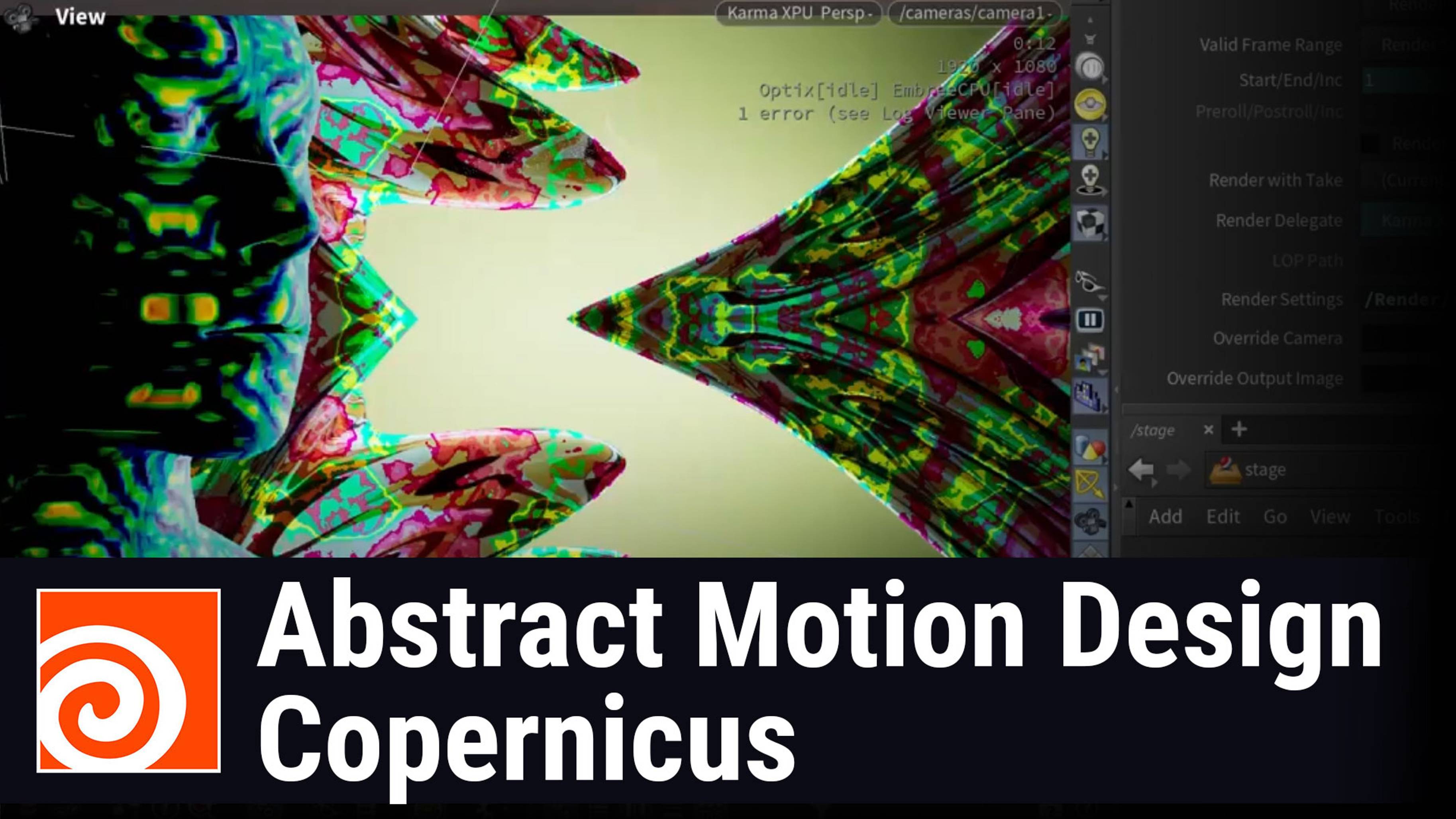 Houdini 20.5 - Abstract Motion Design Copernicus