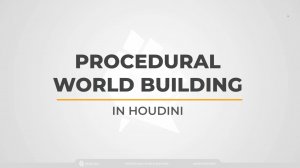 City Creation in Houdini [русский перевод]