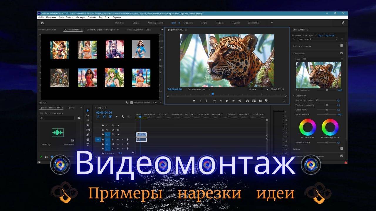 🎬 Монтаж в Adobe Premiere Pro и After Effects на заказ | Примеры работ, шортсы, клипы, слайд-шоу