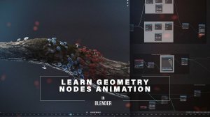 BLENDER | Geometry Nodes Animation by Eldamar Studio Inc. видео уроки