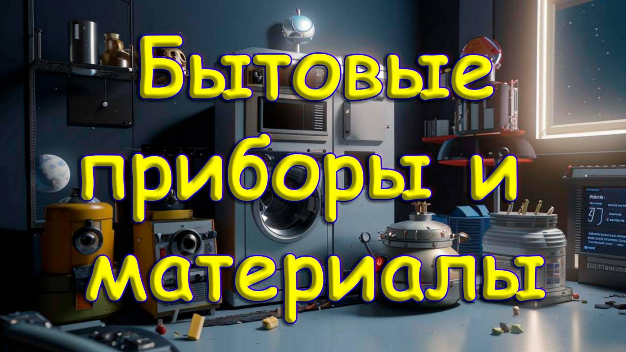 Бытовые приборы и материалы