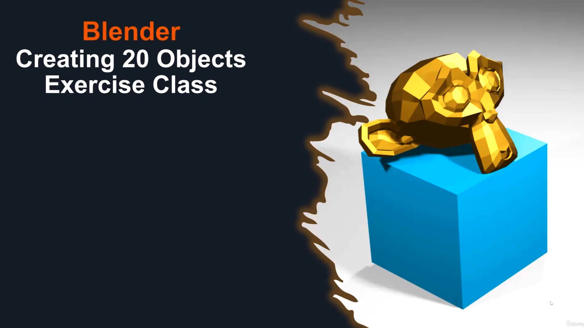 BLENDER | Create 20 Objects Exercise Class видео уроки Blender