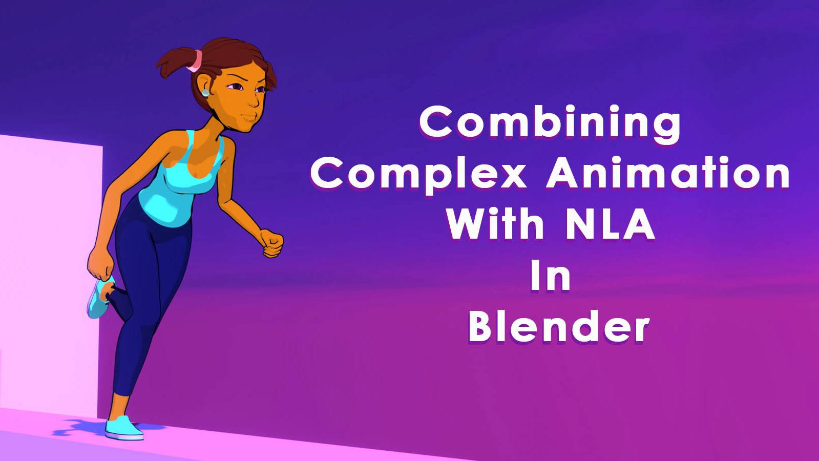 BLENDER | Combining Complex Animation with NLA видео уроки Blender