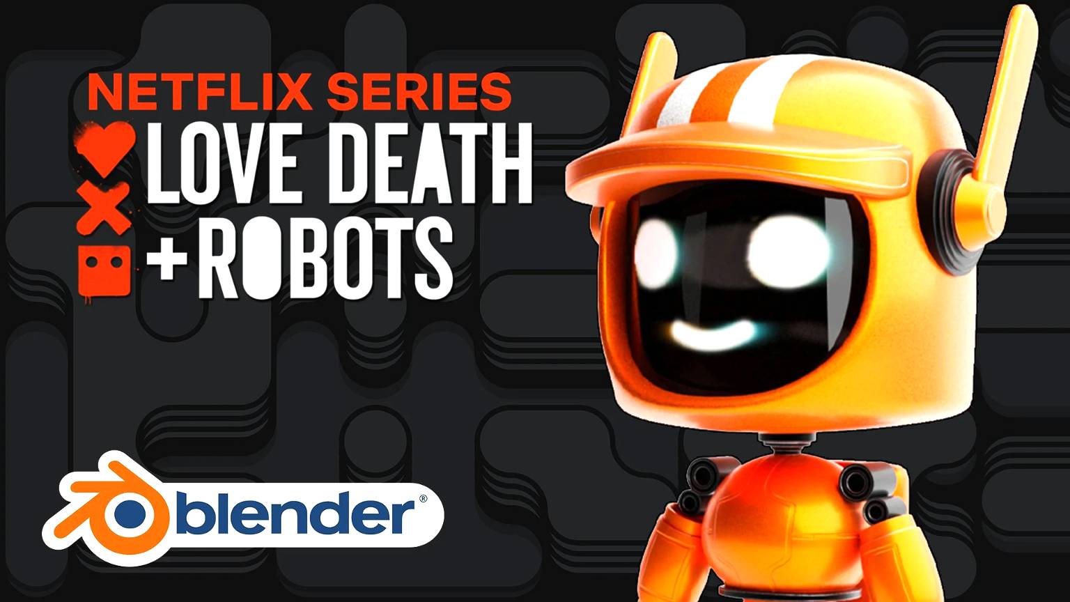 BLENDER | Robot Character from Netflix Show видео уроки Blender