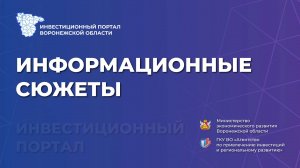 Информационные сюжеты о Воронежской области