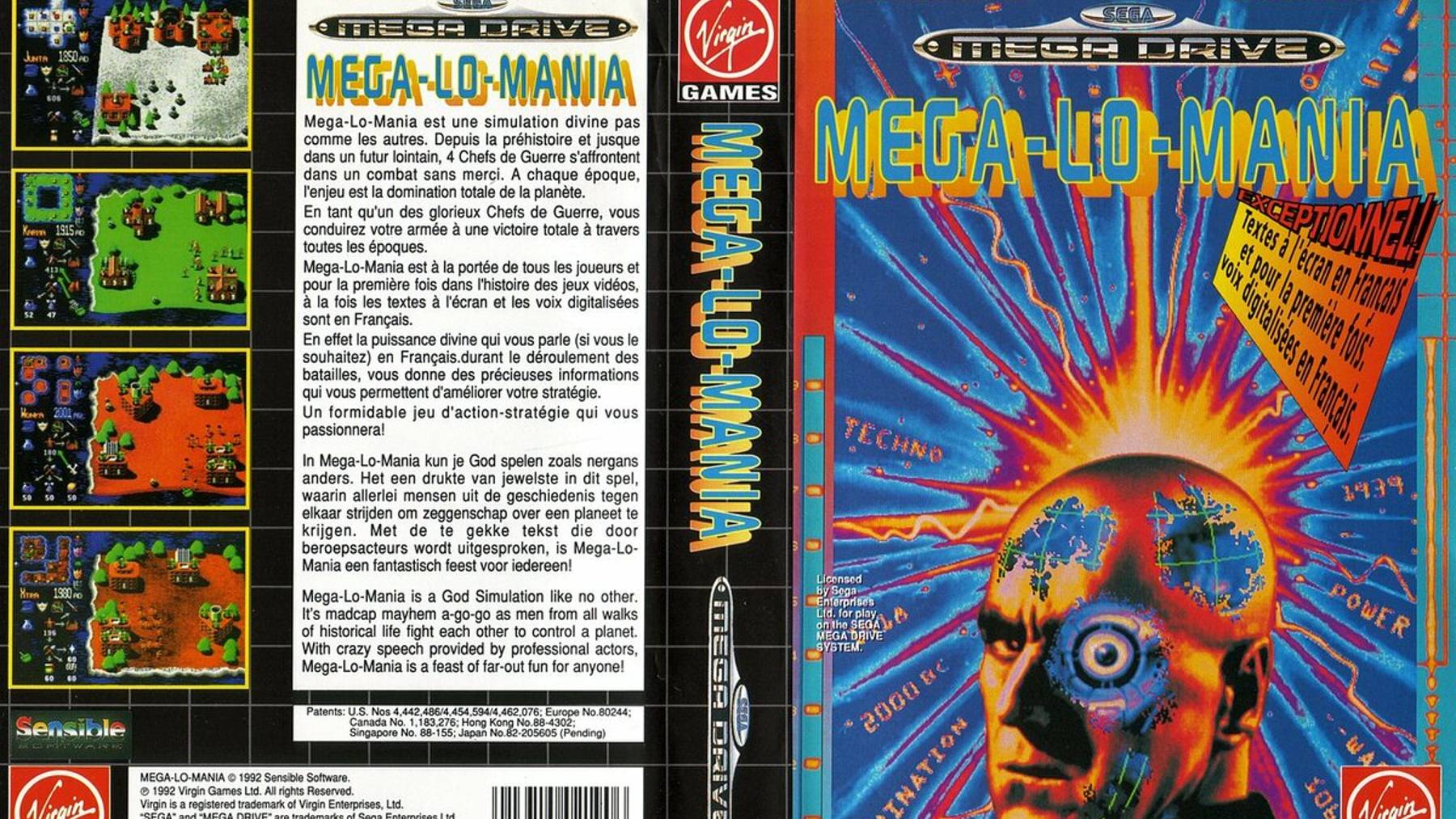 Sega Mega Drive 2 (Smd) 16-bit Mega Lo Mania / Мания Величия Прохождение / Long Play