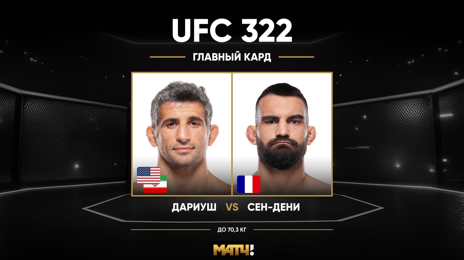 Изображение к видео: Бенэил Дариуш против Бенуа Сэн-Дени на UFC 322