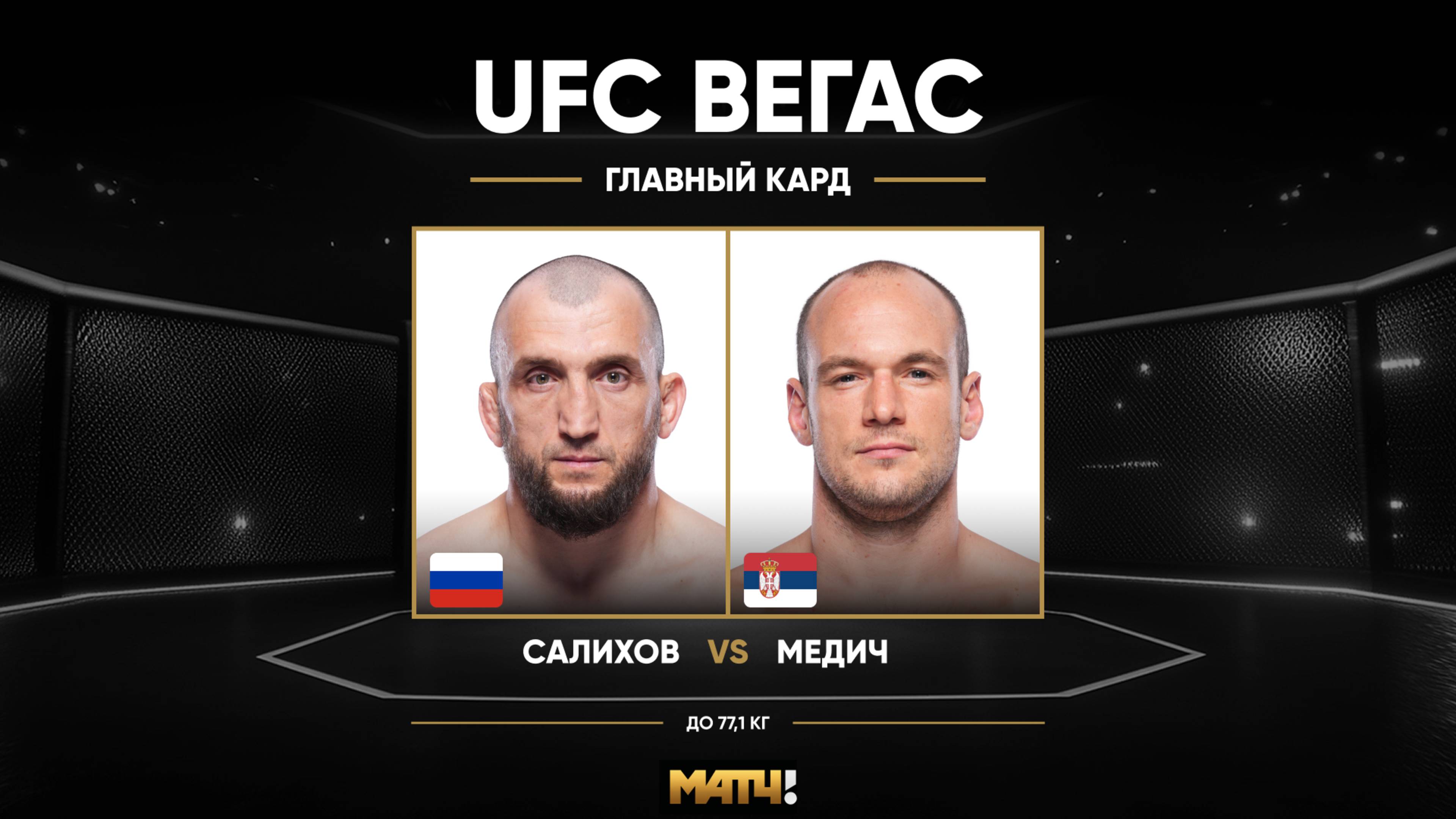 Изображение к видео: Муслим Салихов против Уроша Медича на UFC Fight Night