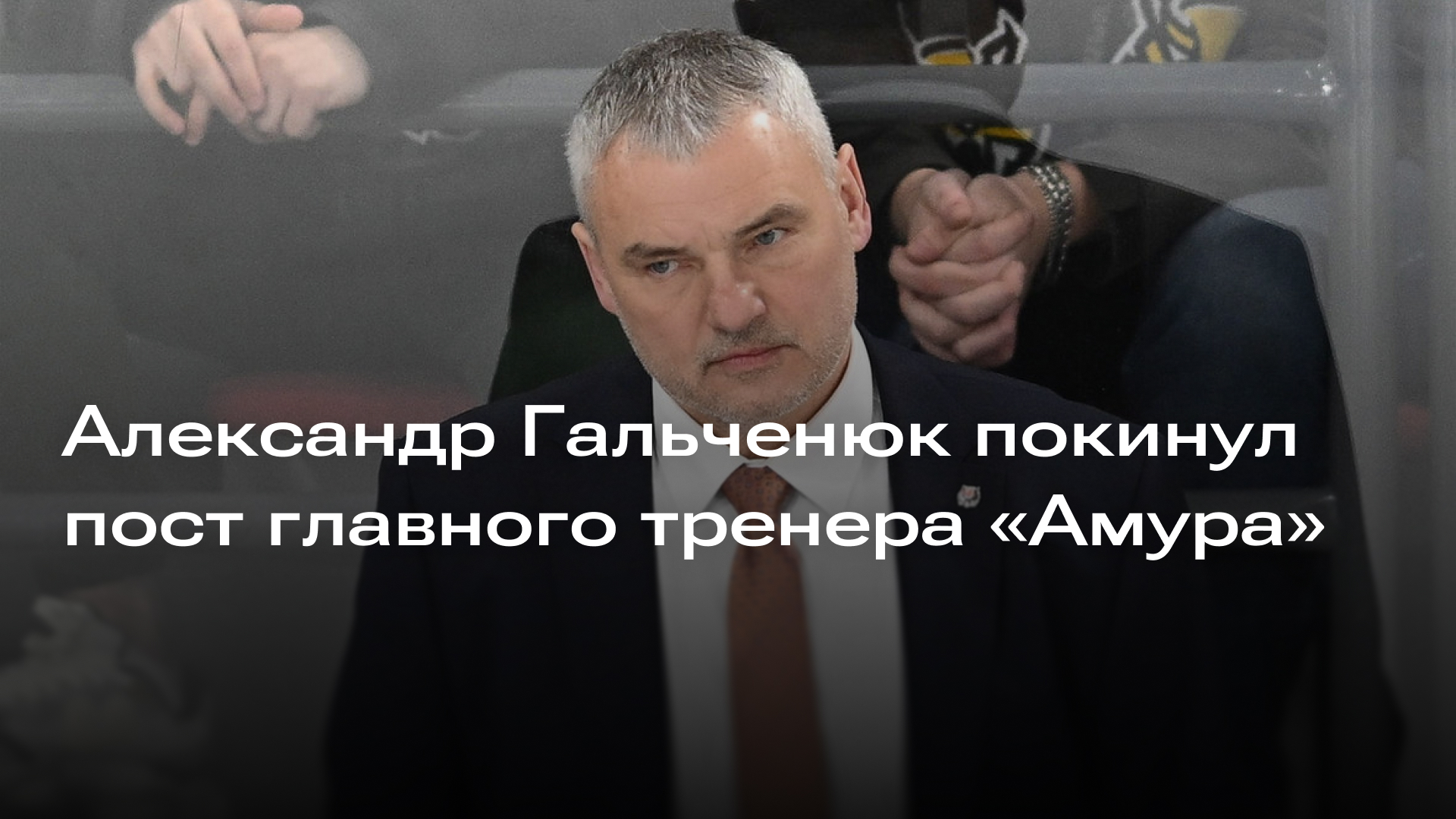 Изображение к новости: Александр Гальченюк покинул пост главного тренера «Амура»