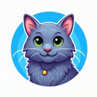 Весёлый котик Игроман Лайк Аватар автора