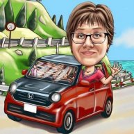 Панда с пледом Аватар автора