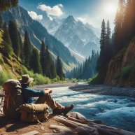 Турист на обочине Аватар автора