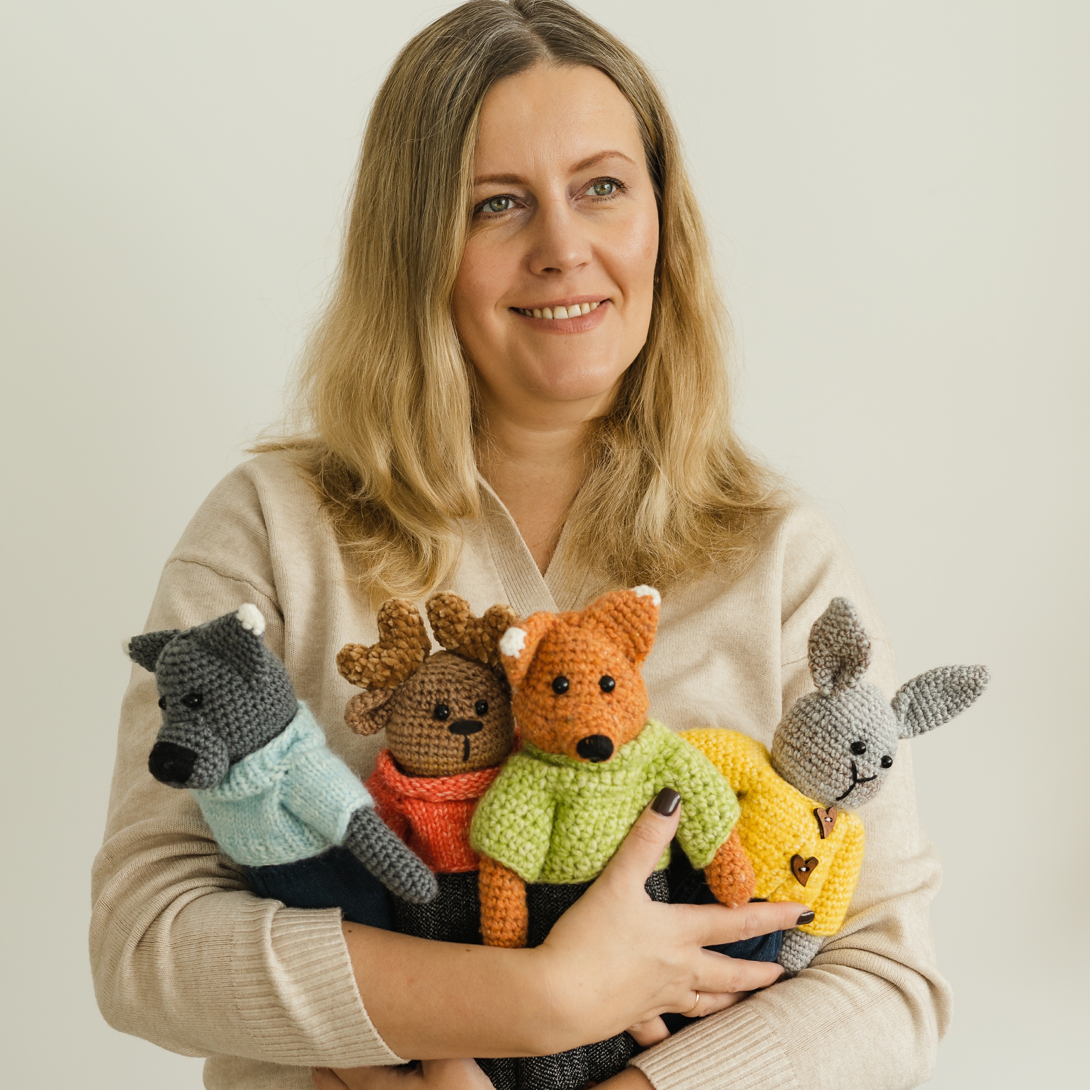 Вязаные игрушки Елены Бурдаковой