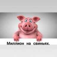 Миллион на свиньях Аватар автора