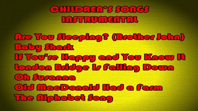 Children′s songs Instrumental Covers (2019)