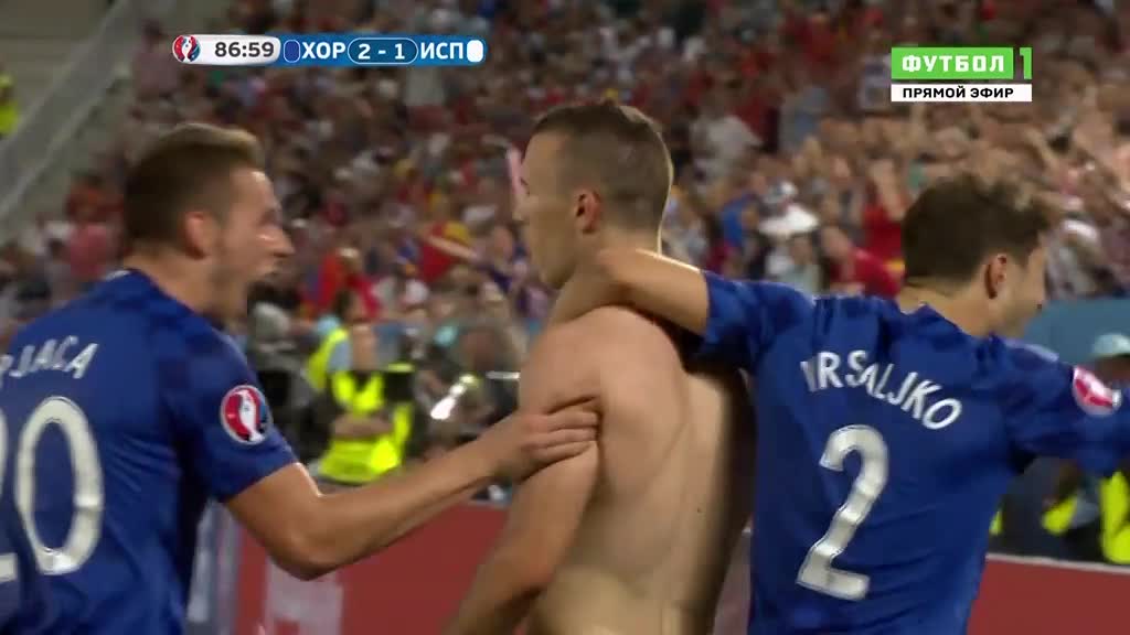 Хорватия - Испания 2:1 видео