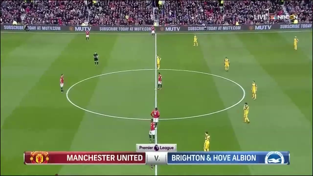 Манчестер Юнайтед - Брайтон энд Хоув Альбион 1:0 видео