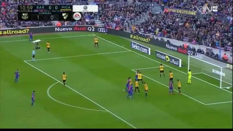 Барселона - Малага 0:0 видео