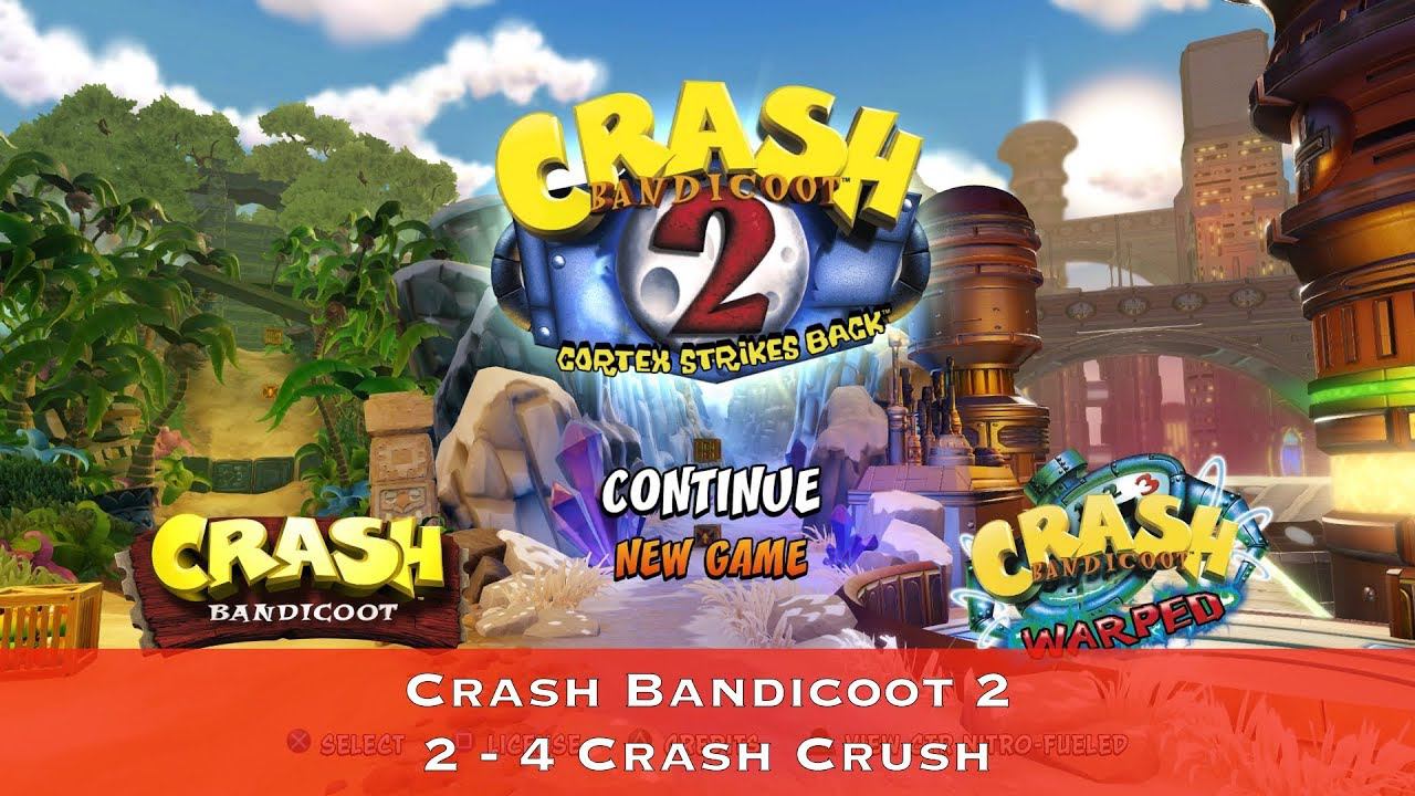 Crash Bandicoot 2 - Сбор всех кристаллов