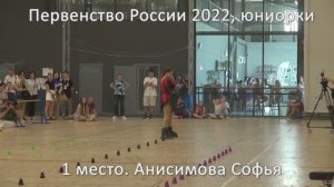 Первенство России 2022, юниорки 10-18 лет