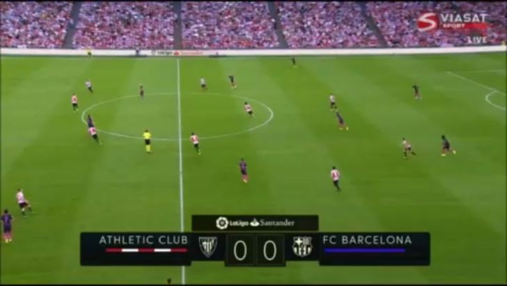 Атлетик - Барселона 0:1 видео