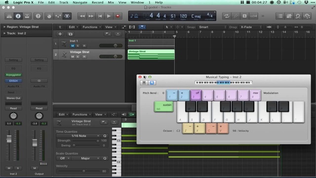 Звукозапись Logic Pro