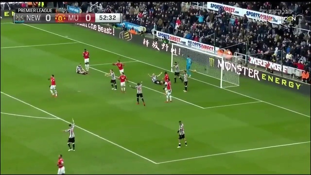 Ньюкасл - Манчестер Юнайтед 1:0 видео