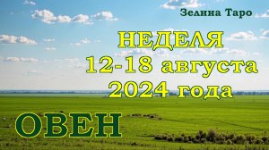 Неделя с 12 по 18 августа 2024 года